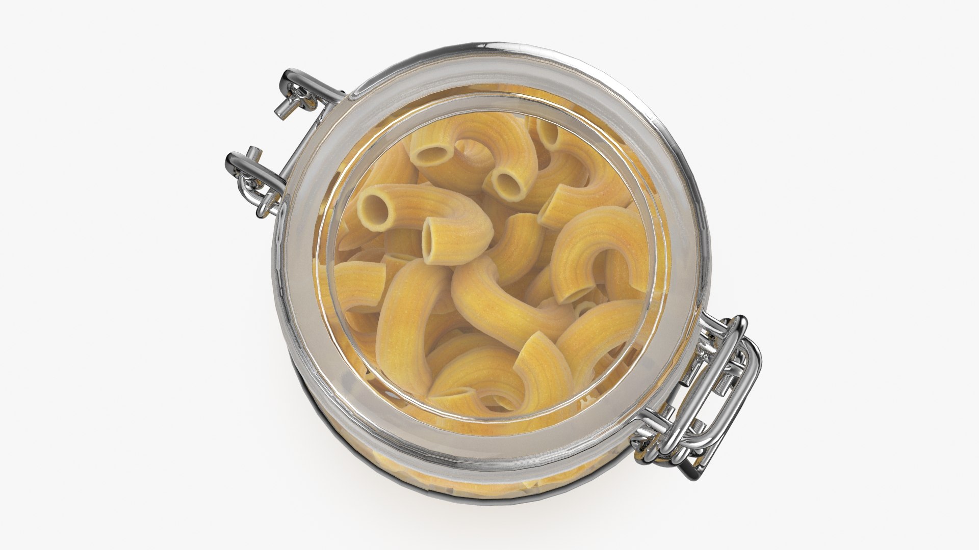 3D Elbow Macaroni Jar Model - TurboSquid 2218631