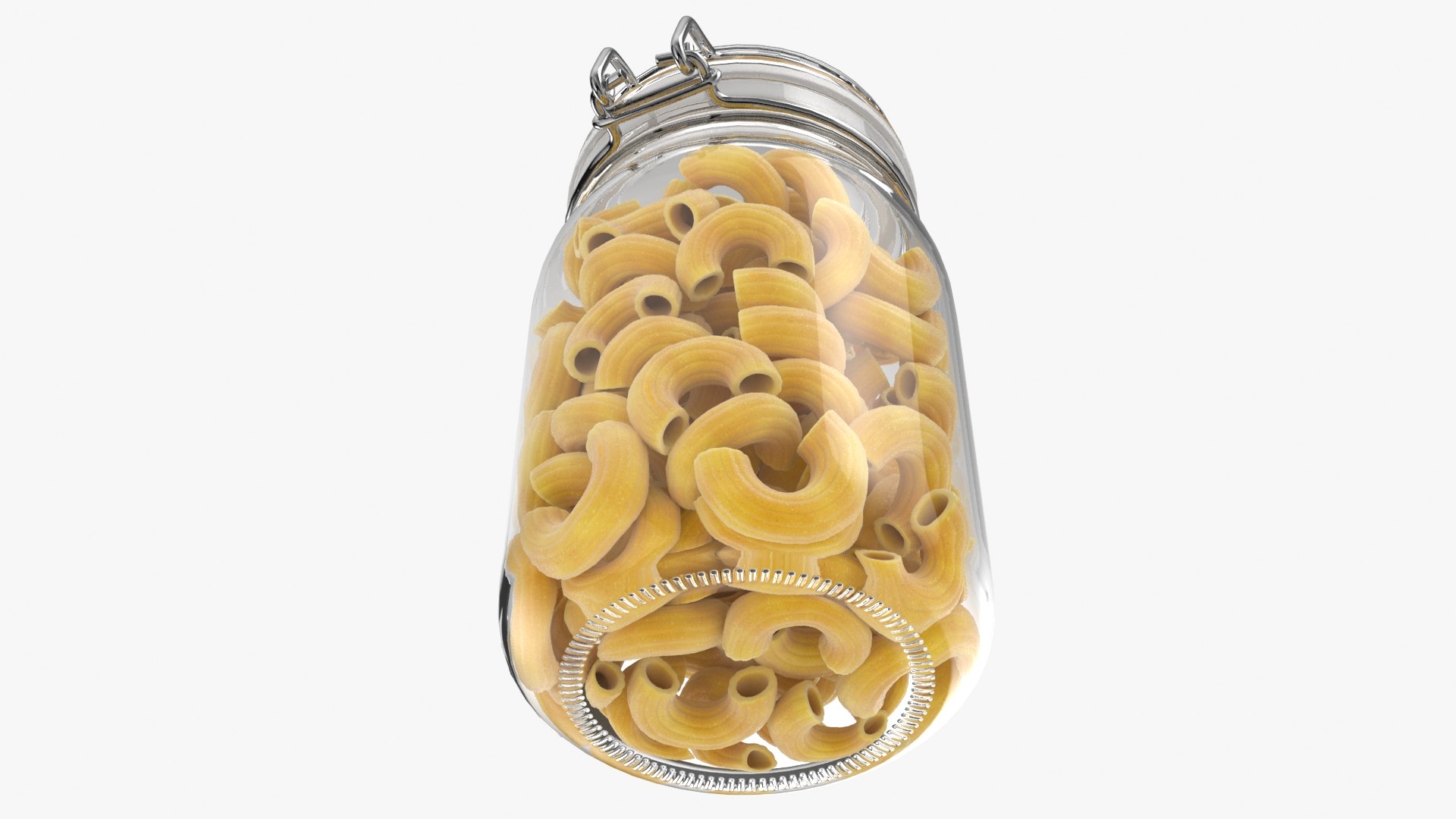 3D Elbow Macaroni Jar Model - TurboSquid 2218631