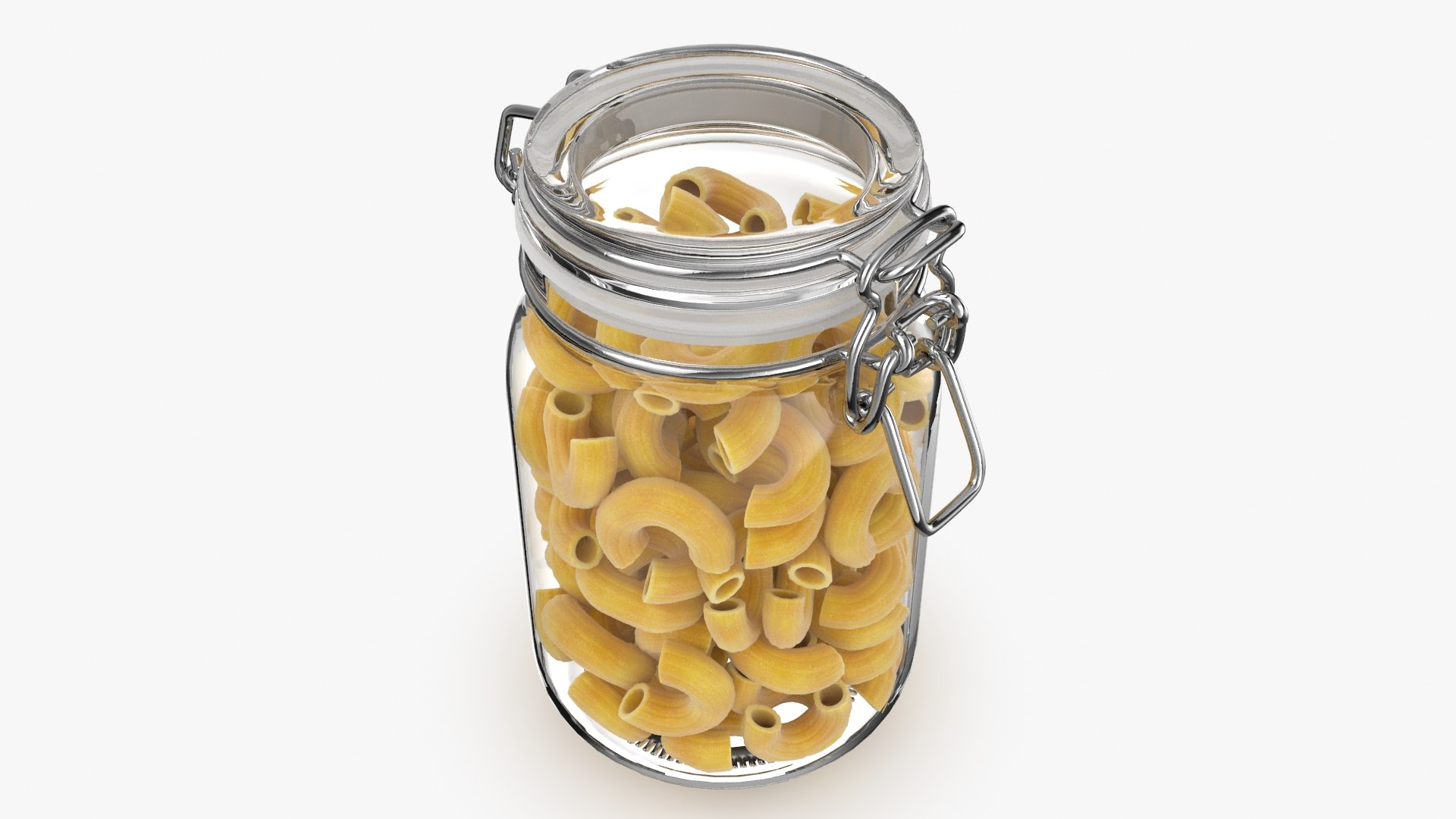 3D Elbow Macaroni Jar Model - TurboSquid 2218631