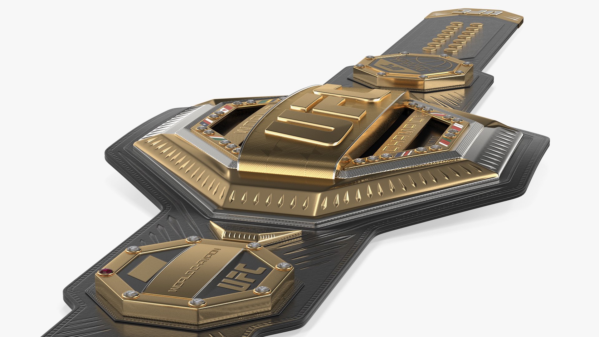 3D Ufc Legacy Championship Belt Model - TurboSquid 1615503