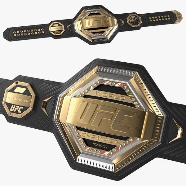Ufc legacy championship belt 3D model - TurboSquid 1615502