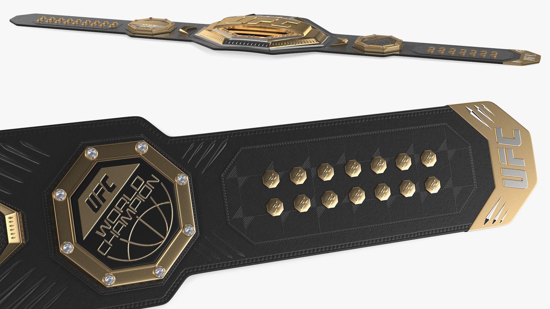3D Ufc Legacy Championship Belt Model - TurboSquid 1615503