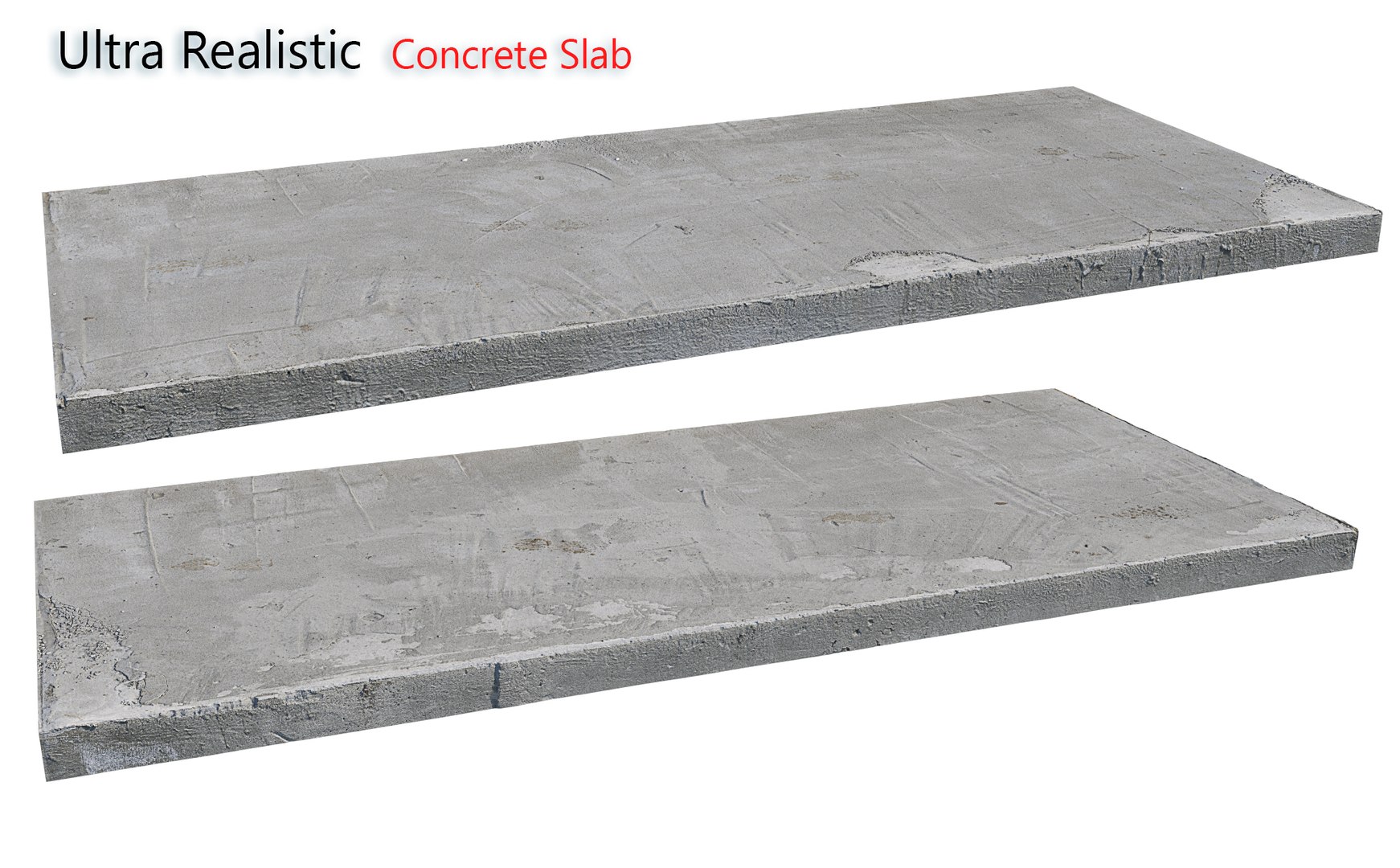 3D Ultra Realistic Concrete Slab - TurboSquid 1758482