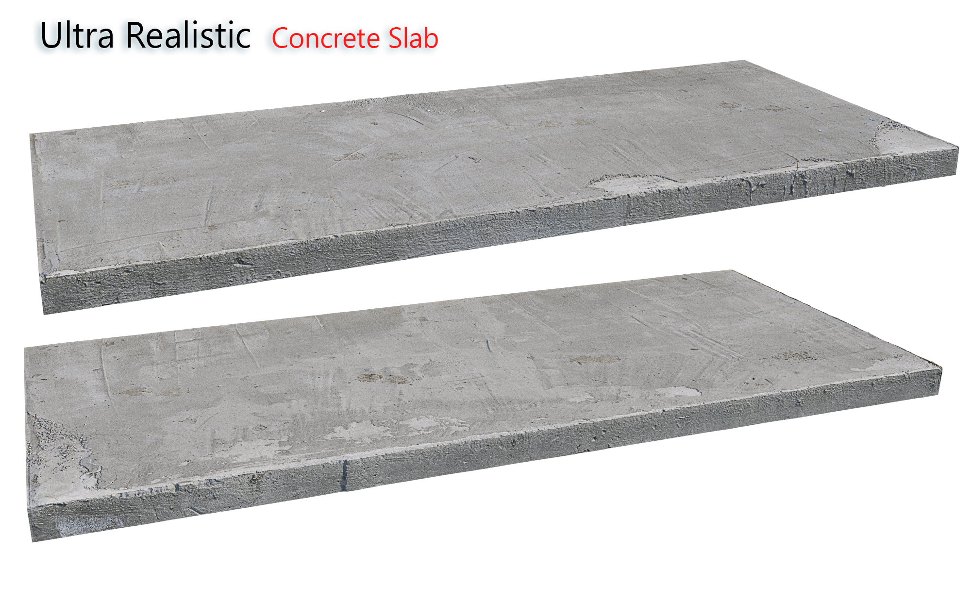 3D Ultra realistic Concrete slab - TurboSquid 1758482
