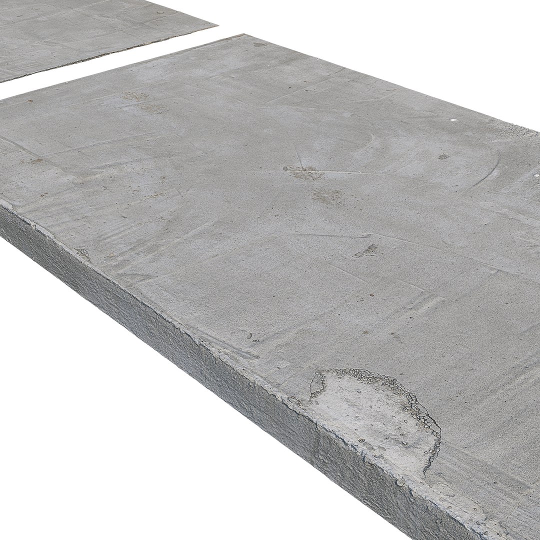 3D Ultra Realistic Concrete Slab - TurboSquid 1758482