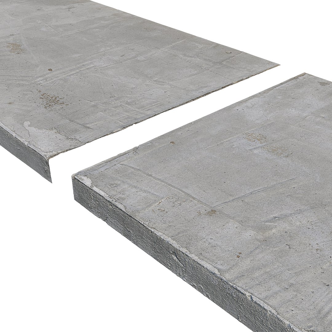 3D Ultra Realistic Concrete Slab - TurboSquid 1758482