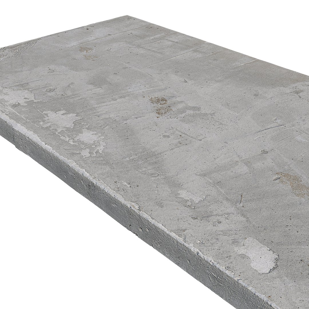 3D Ultra Realistic Concrete Slab - TurboSquid 1758482