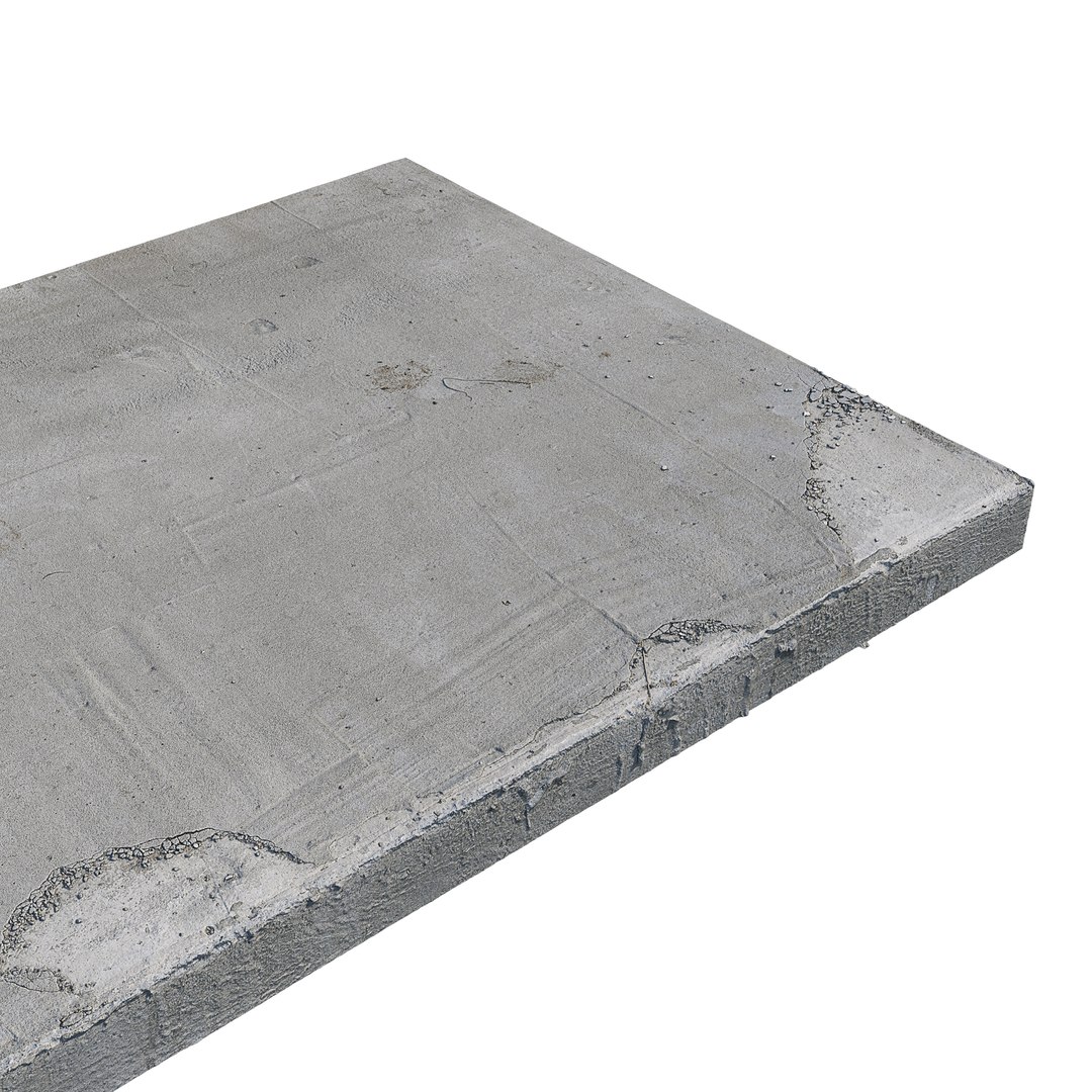 3D Ultra Realistic Concrete Slab - TurboSquid 1758482