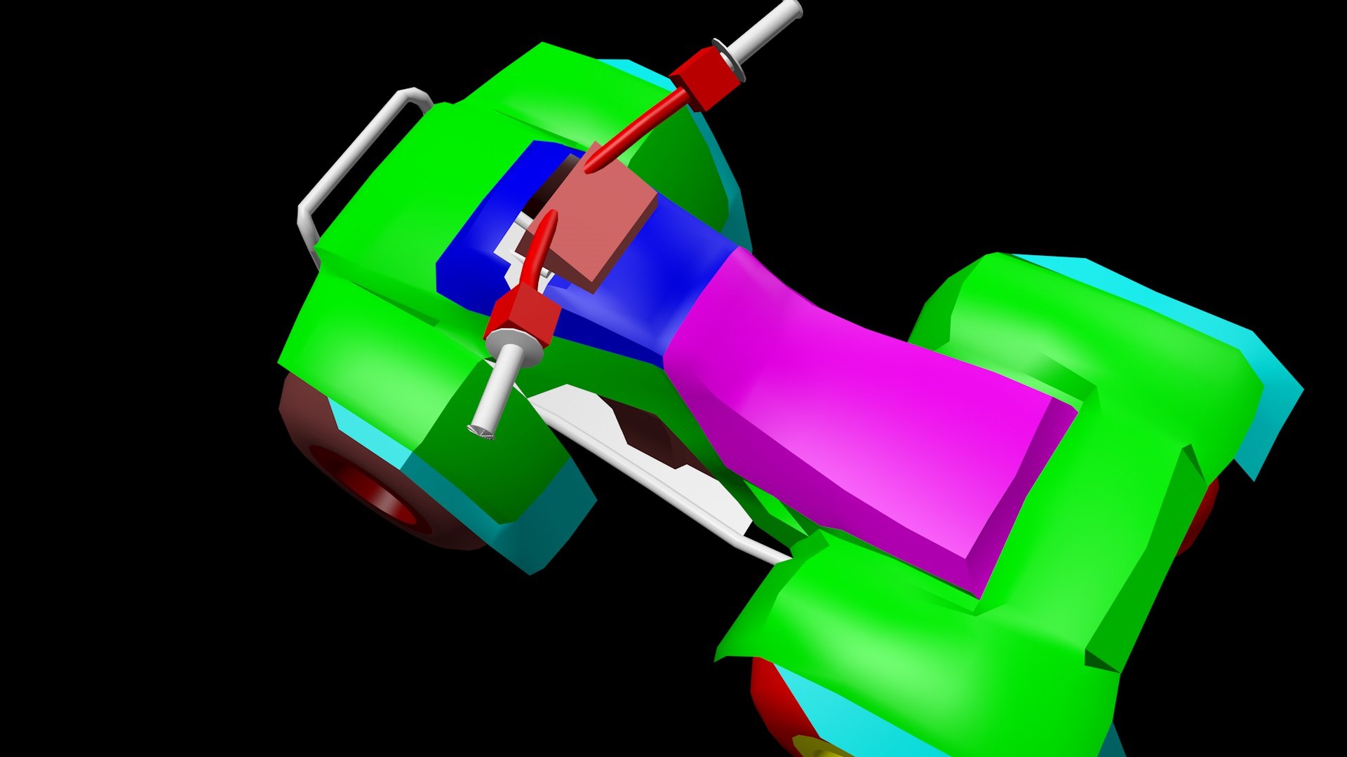 Honda 4track 1986 3D Model - TurboSquid 2087266