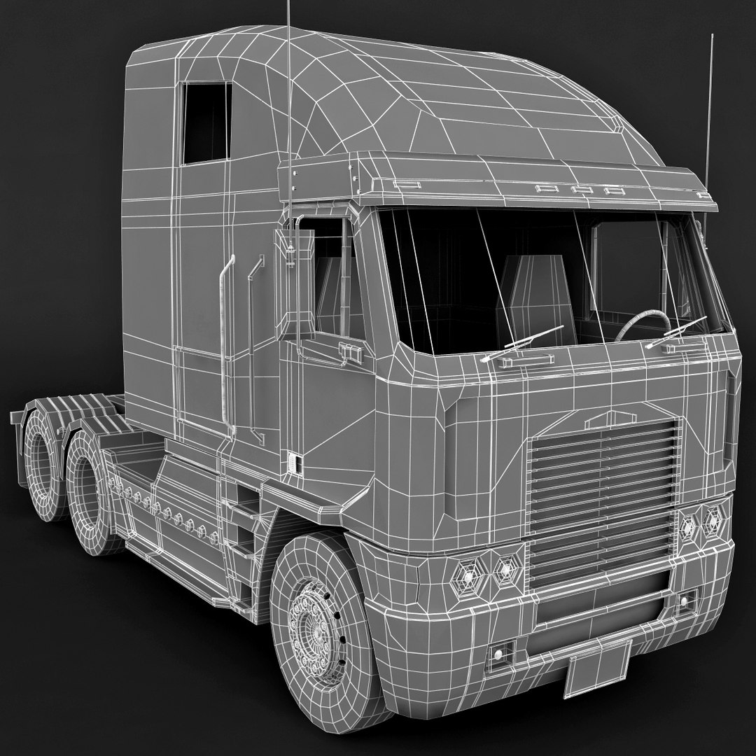 3d model freightliner argosy