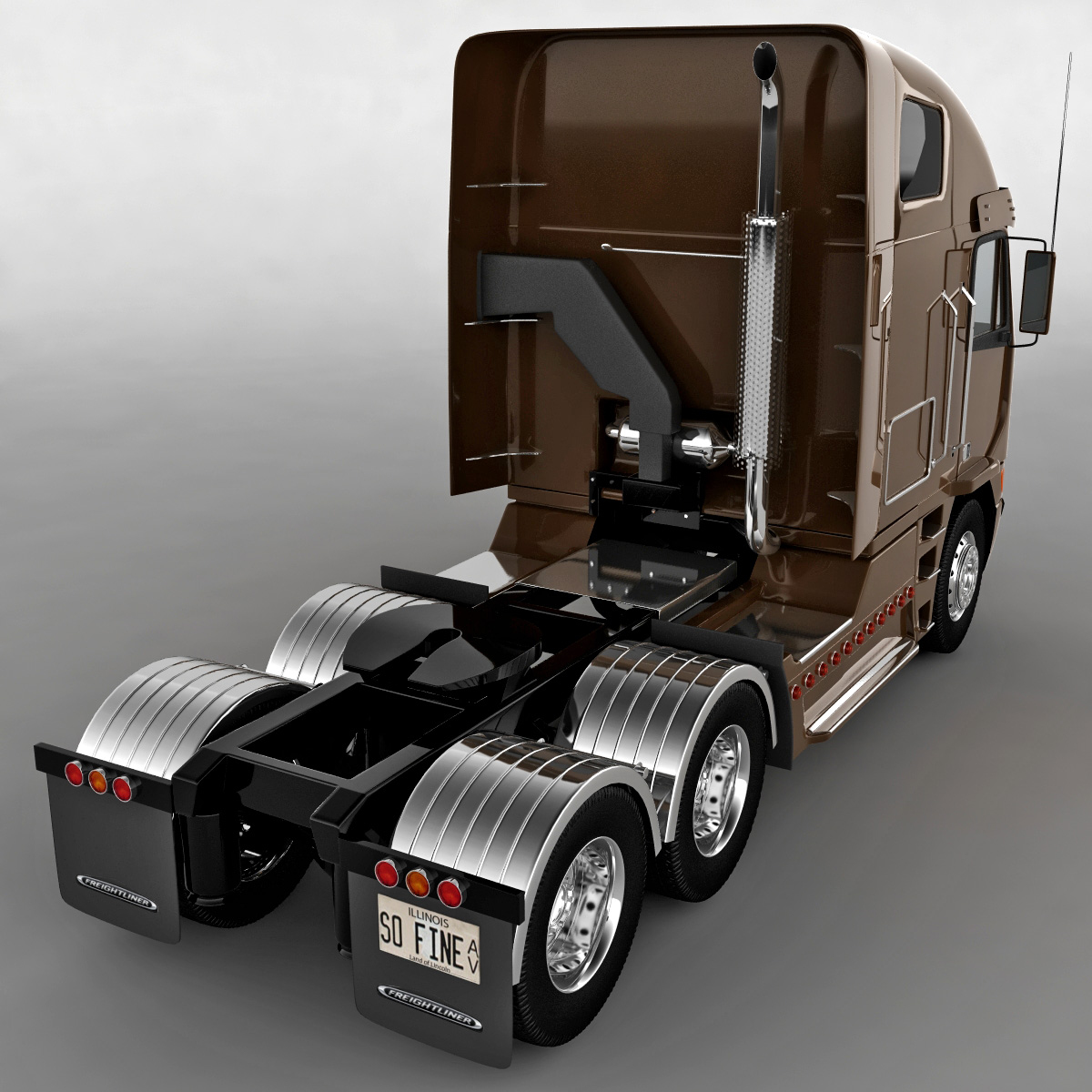 3d model freightliner argosy