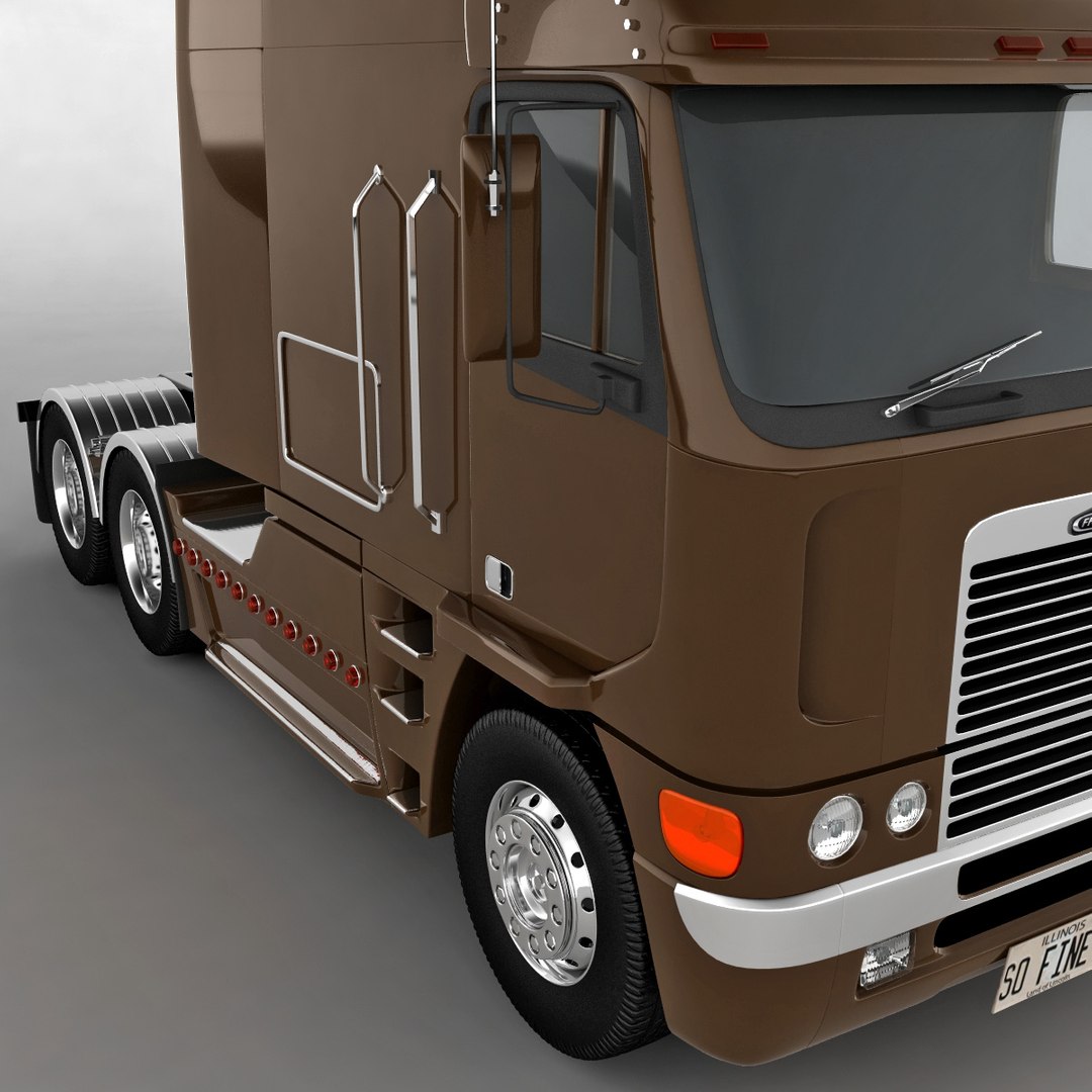 3d model freightliner argosy