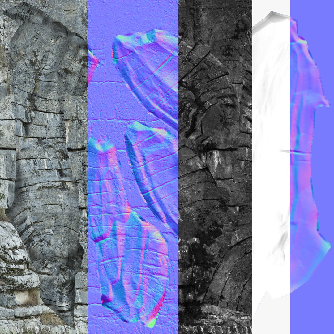 Rocky Cliff 3d Model