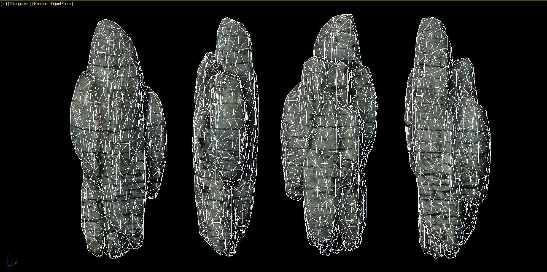 Rocky Cliff 3d Model