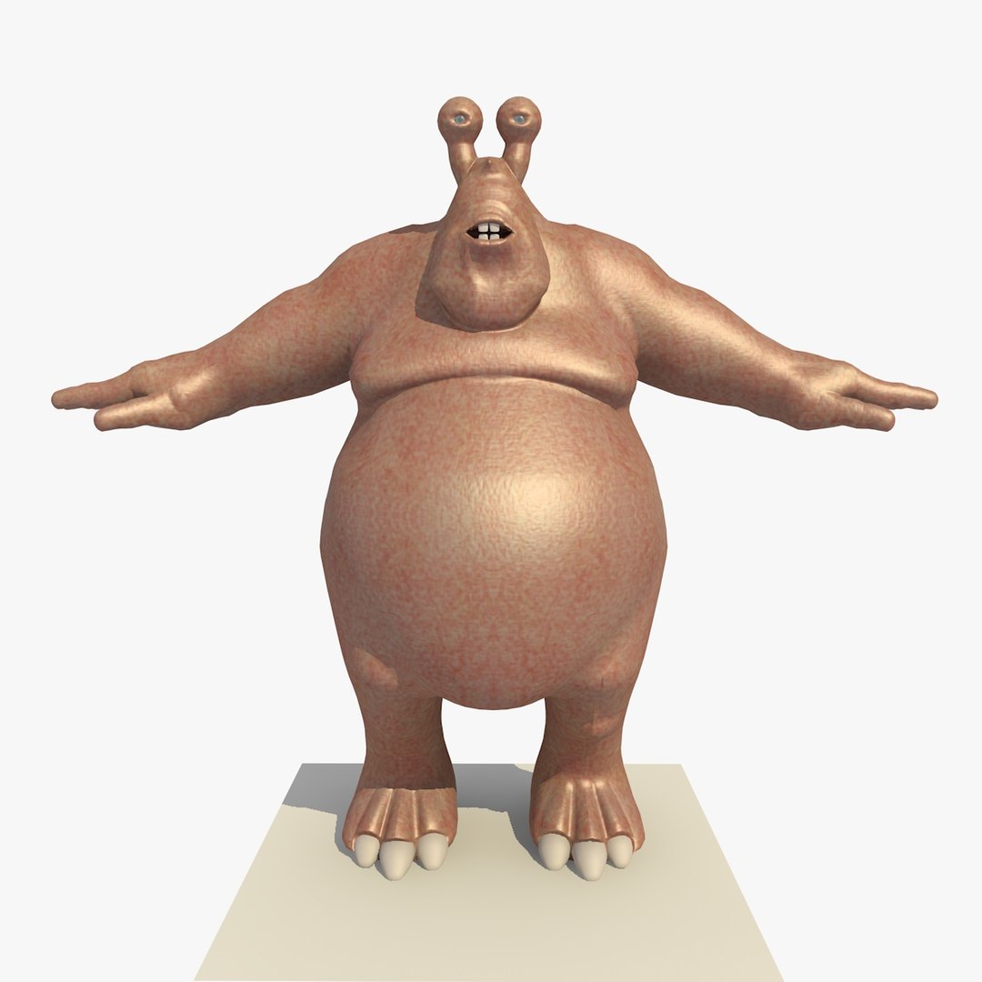 3d Model Alien Character