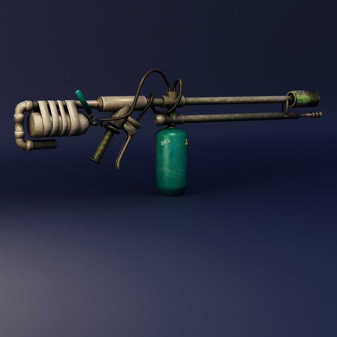 Flamethrower 3D Model - TurboSquid 1416987