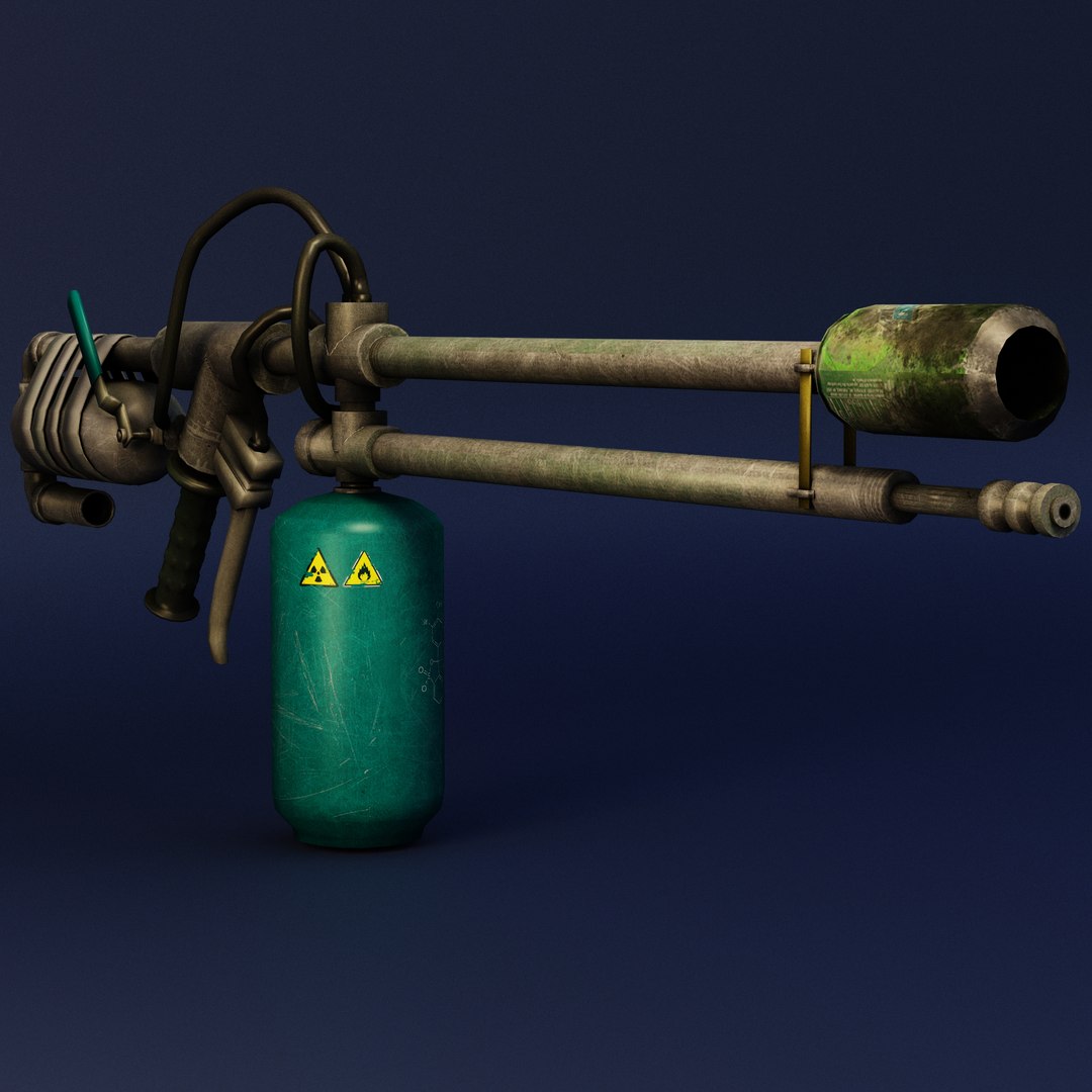 Flamethrower 3D Model - TurboSquid 1416987