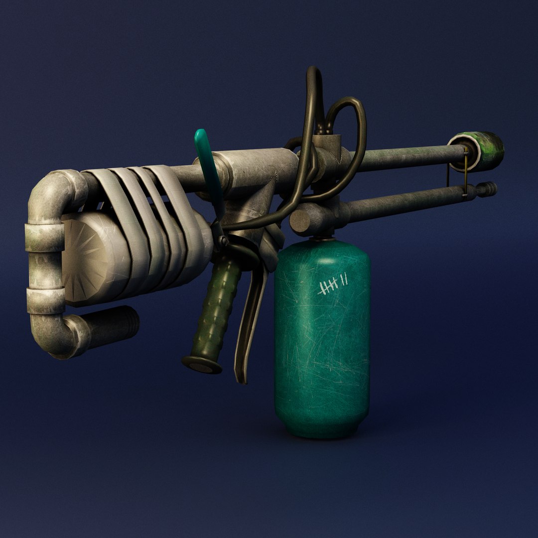 Flamethrower 3D Model - TurboSquid 1416987