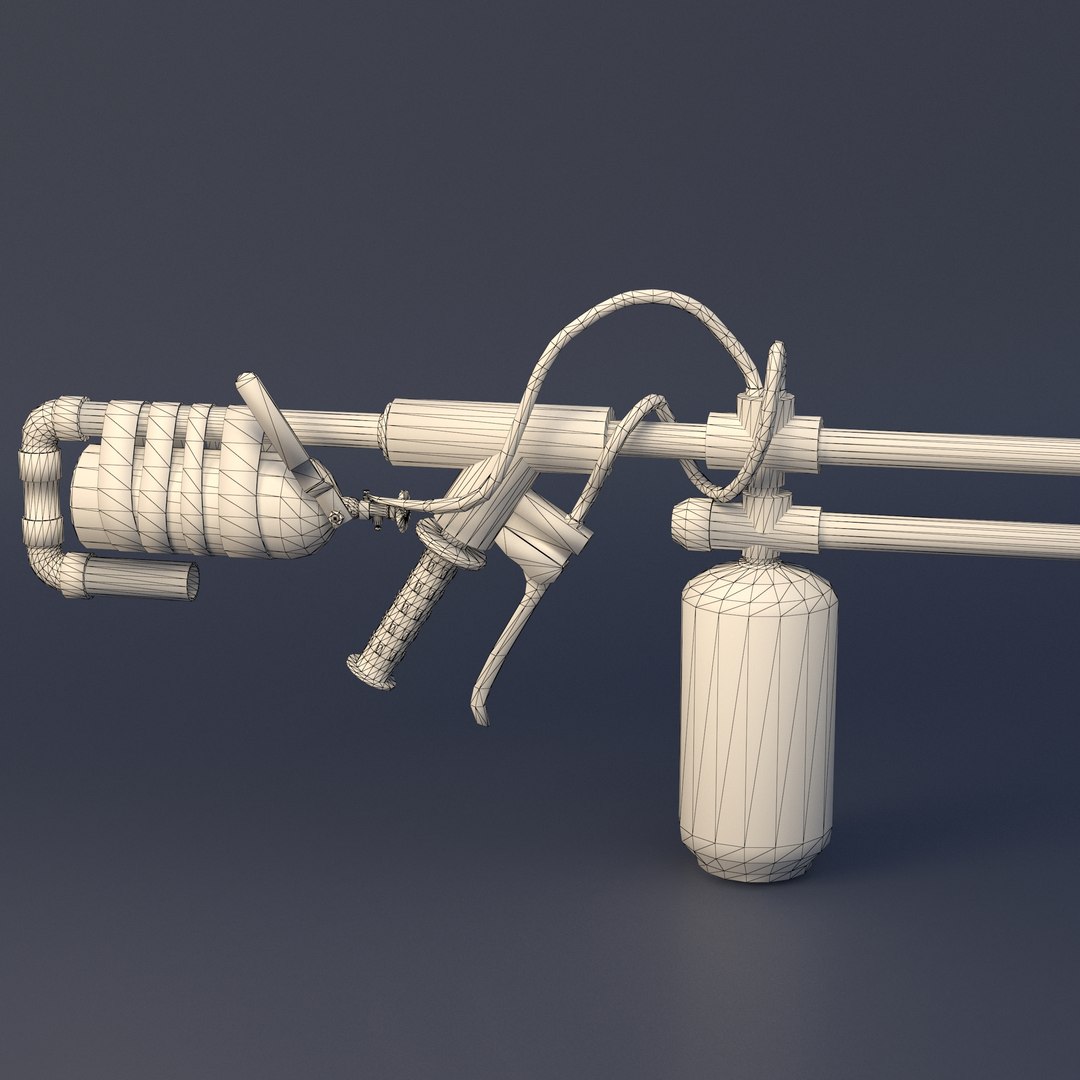 Flamethrower 3D Model - TurboSquid 1416987