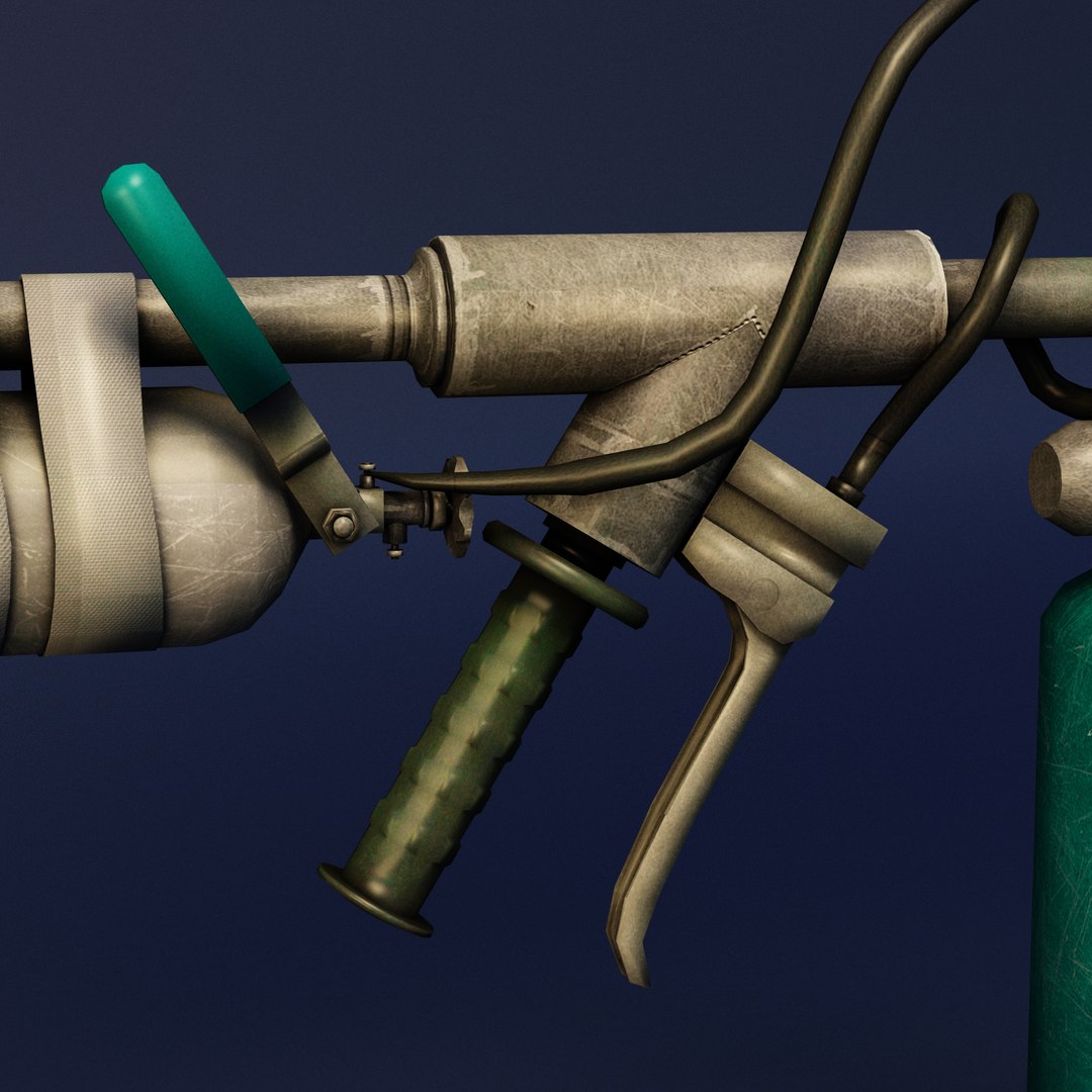 Flamethrower 3D Model - TurboSquid 1416987