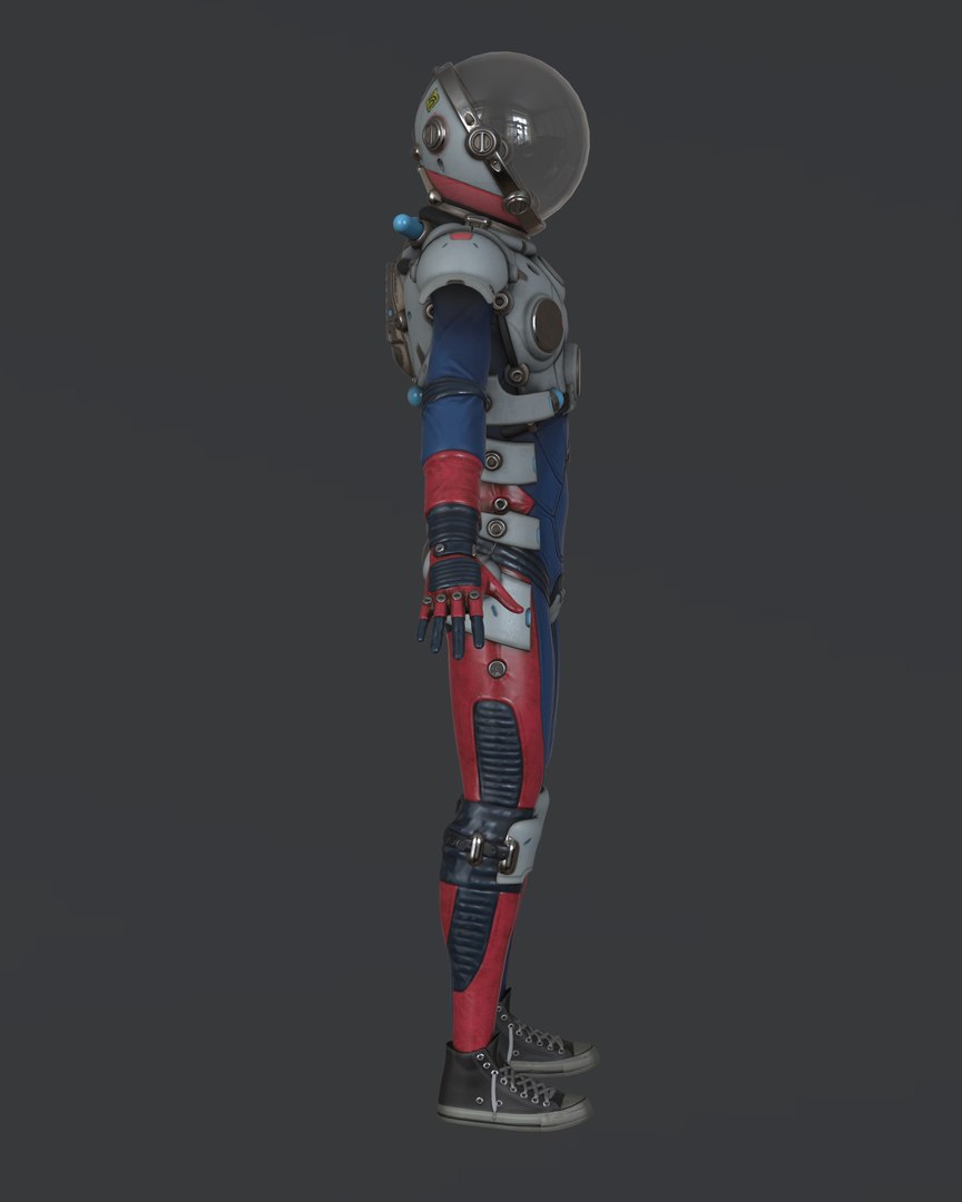 3D Stylized Astronaut Suite - TurboSquid 2008493