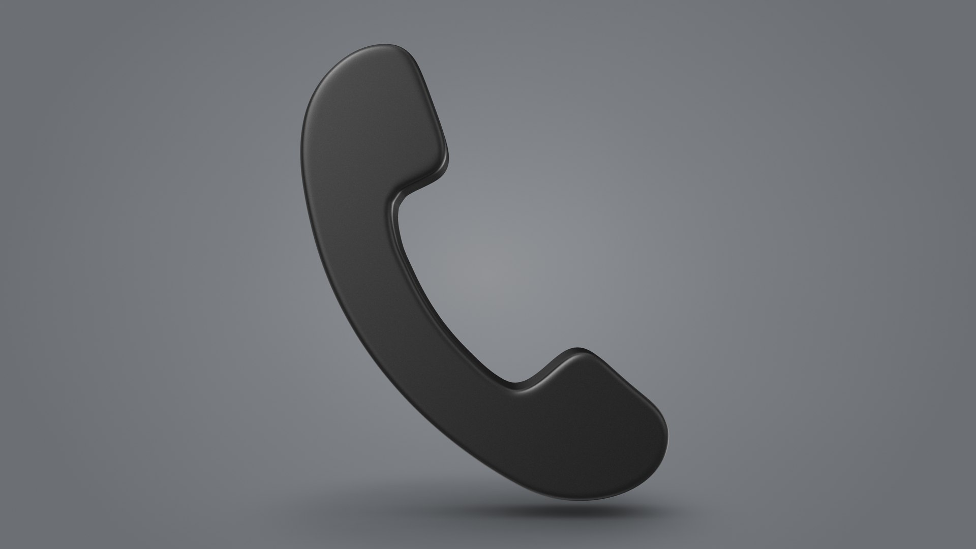 Phone Symbol 3D Model - TurboSquid 2092649