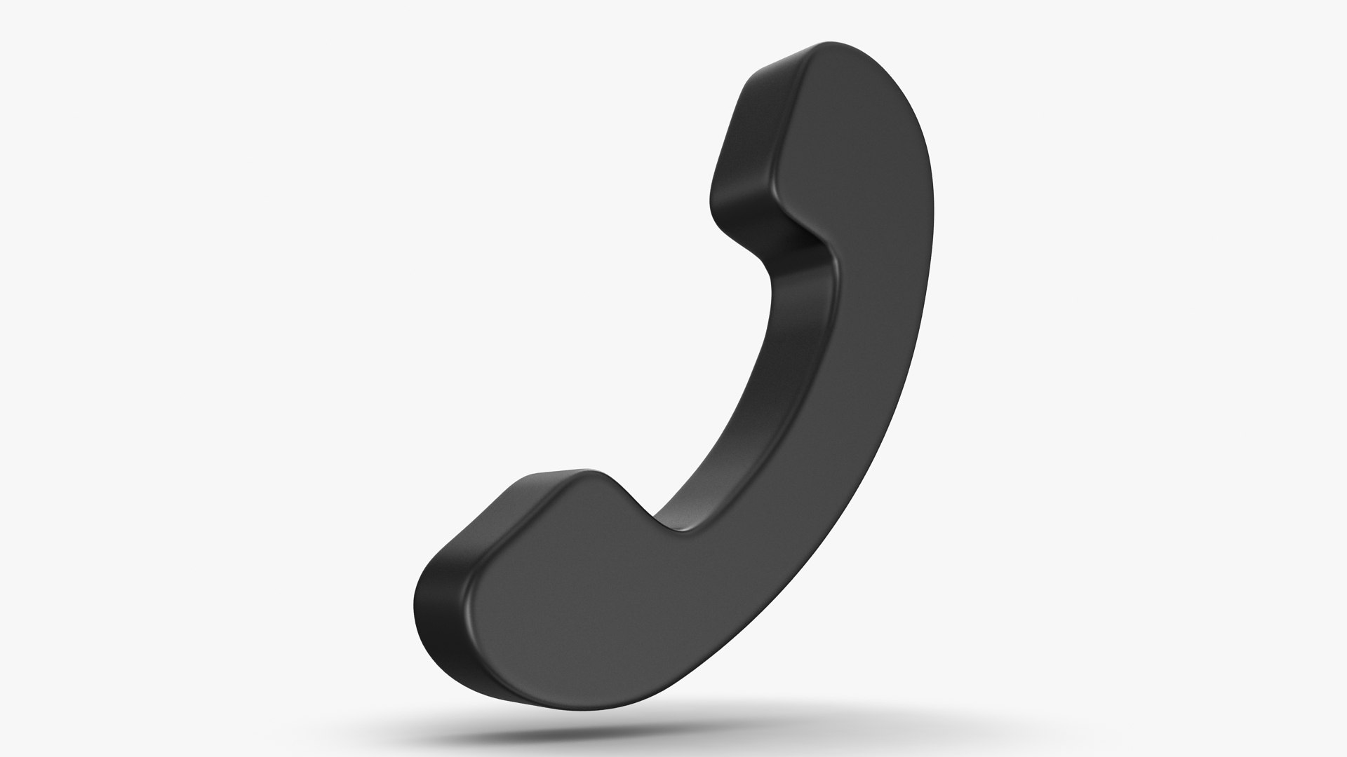 Phone Symbol 3D Model - TurboSquid 2092649