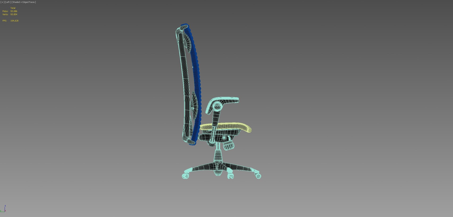 3d Max Hag Office Chair
