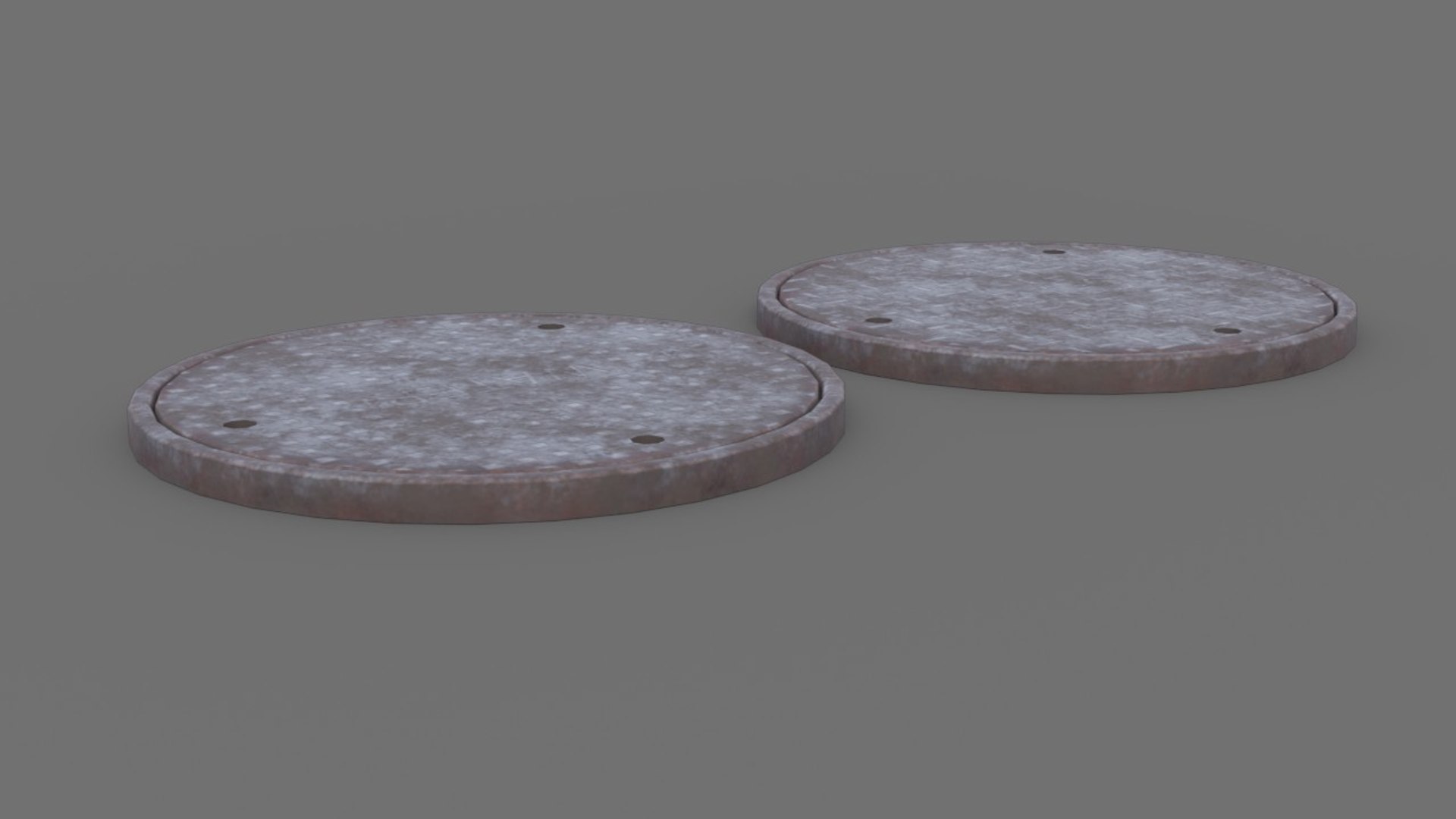 3D Manhole 1 Model - TurboSquid 1227551