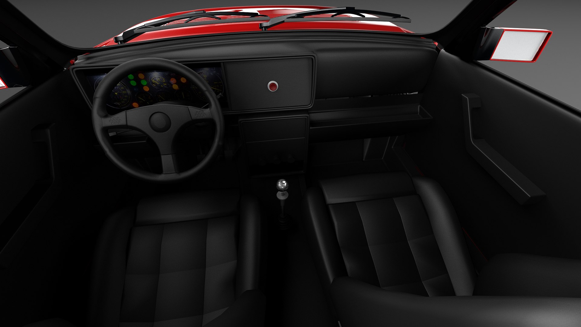 3d car classic sport lancia