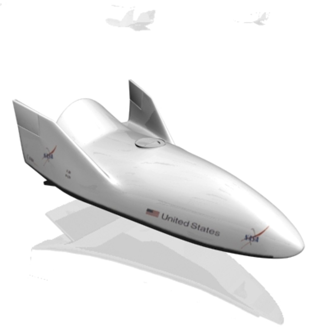 3d X-38 Return Vehicle Model