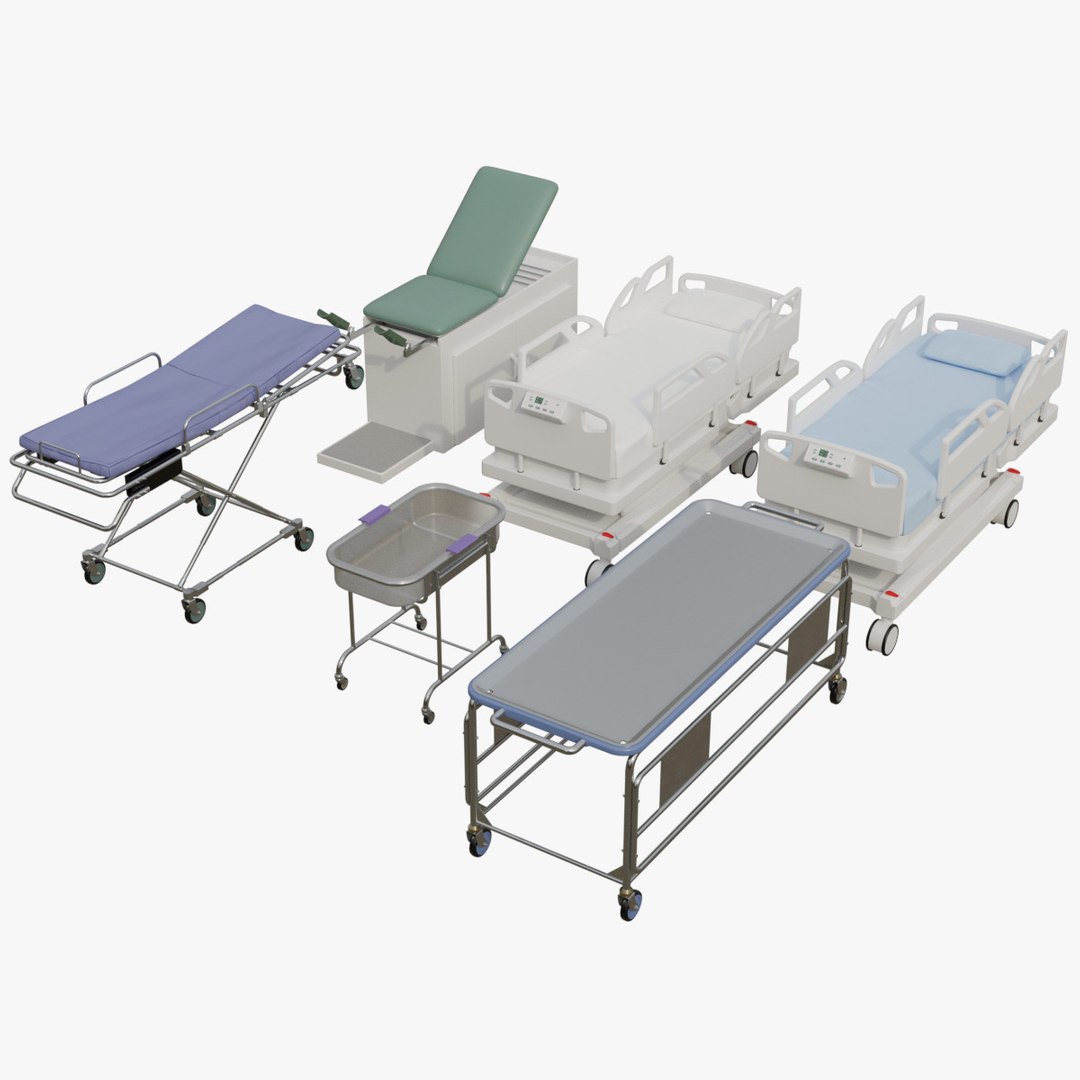 3D Hospital Props Collection 4A - TurboSquid 2122297