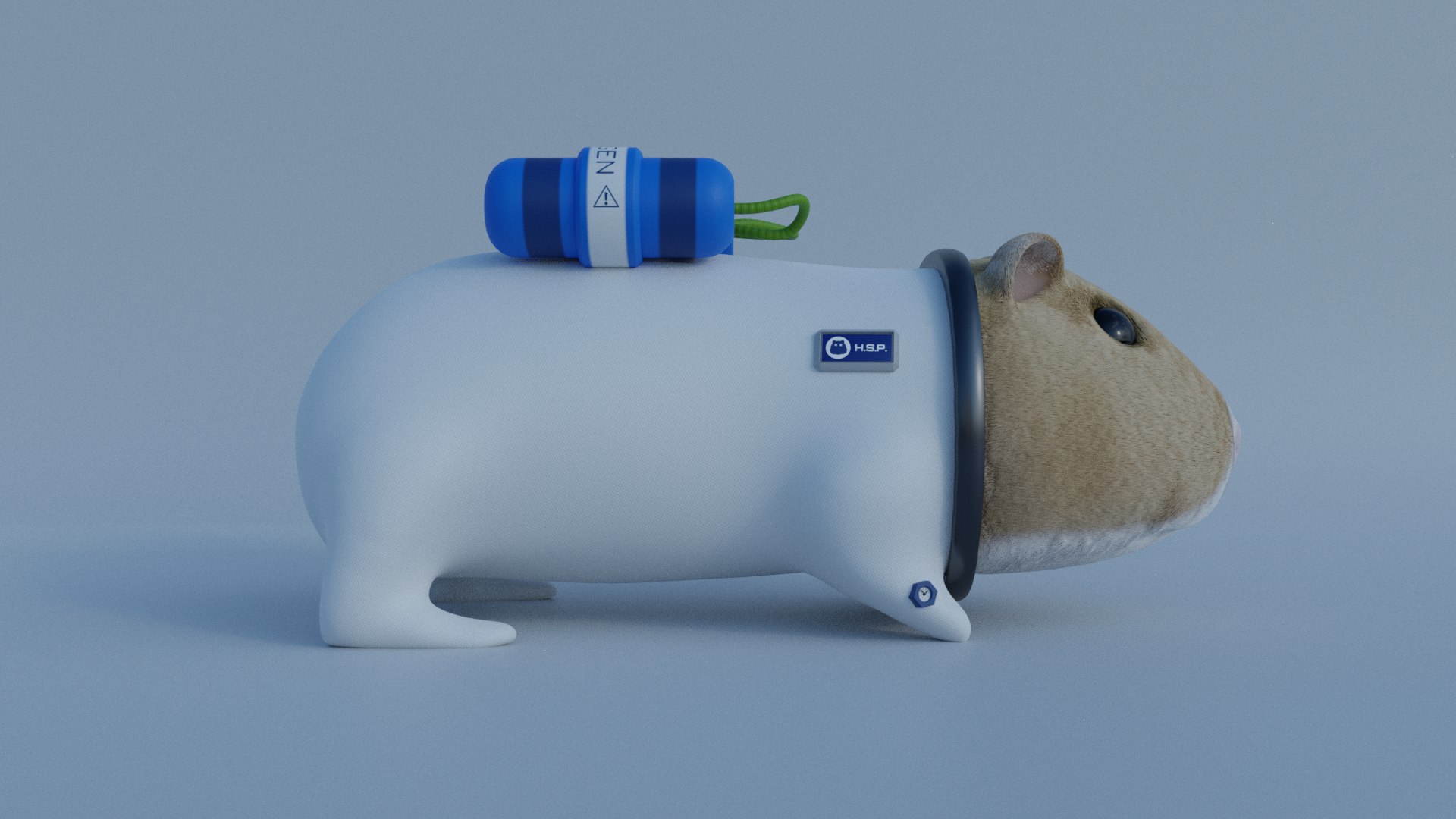 Free Cartoon Space Humster Astronaut 3D Model - TurboSquid 1300631