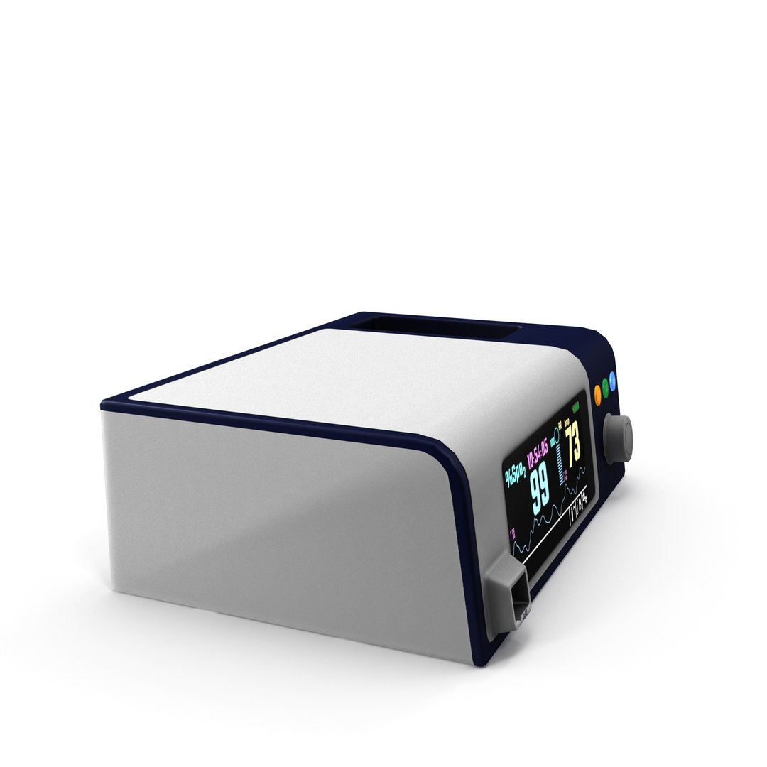 3D Model Nellcor Bedside Pulse Oximeter - TurboSquid 1691650