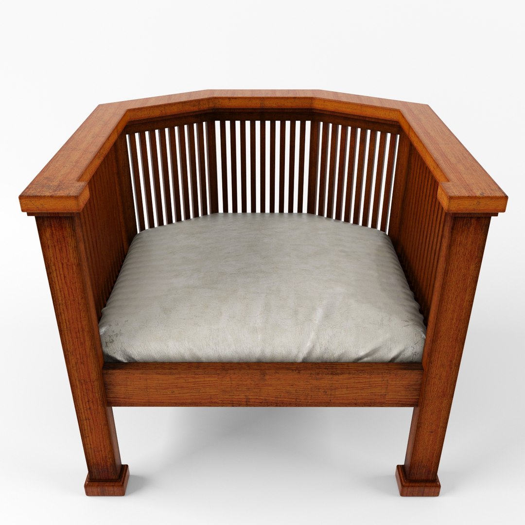 Chairs Frank Lloyd 3d Max