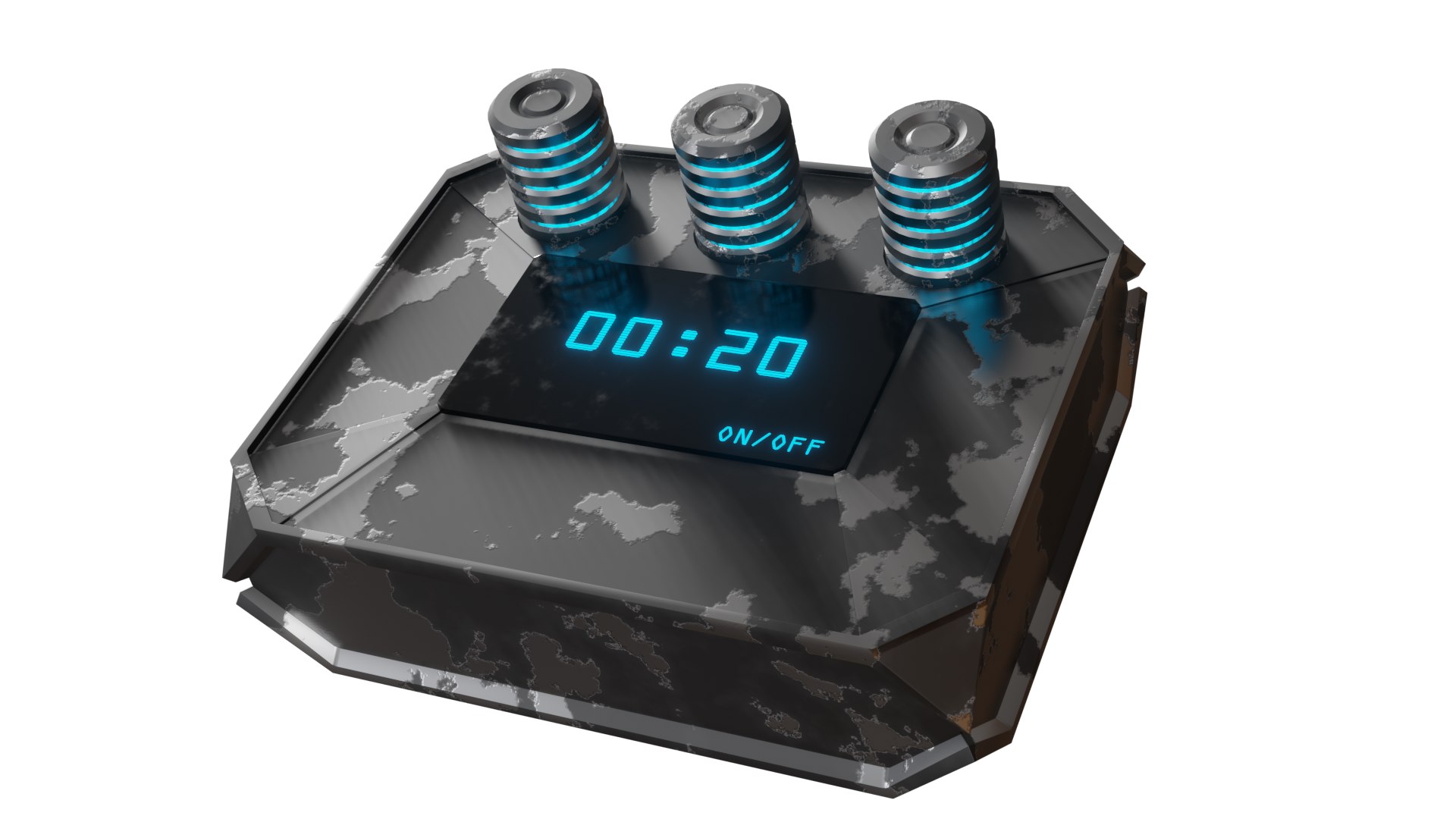 3D Sci-Fi Grenade And Bomb Package Game Ready Assets Model - TurboSquid ...