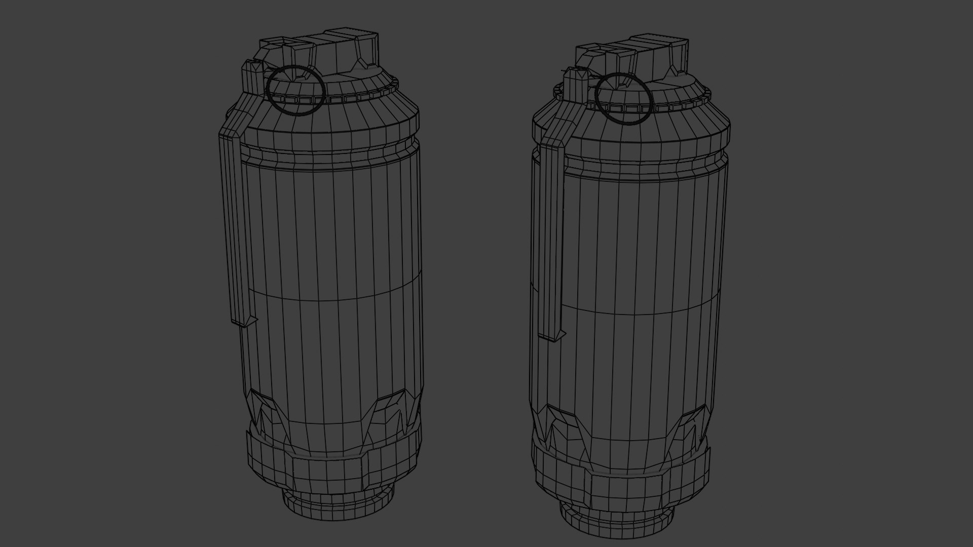 3D Sci-Fi Grenade And Bomb Package Game Ready Assets Model - TurboSquid ...