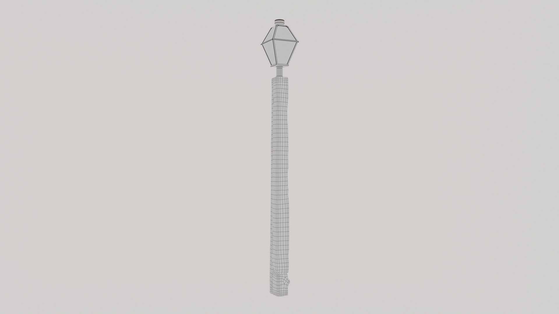 Western Street Light Column 3D Model - TurboSquid 2137941