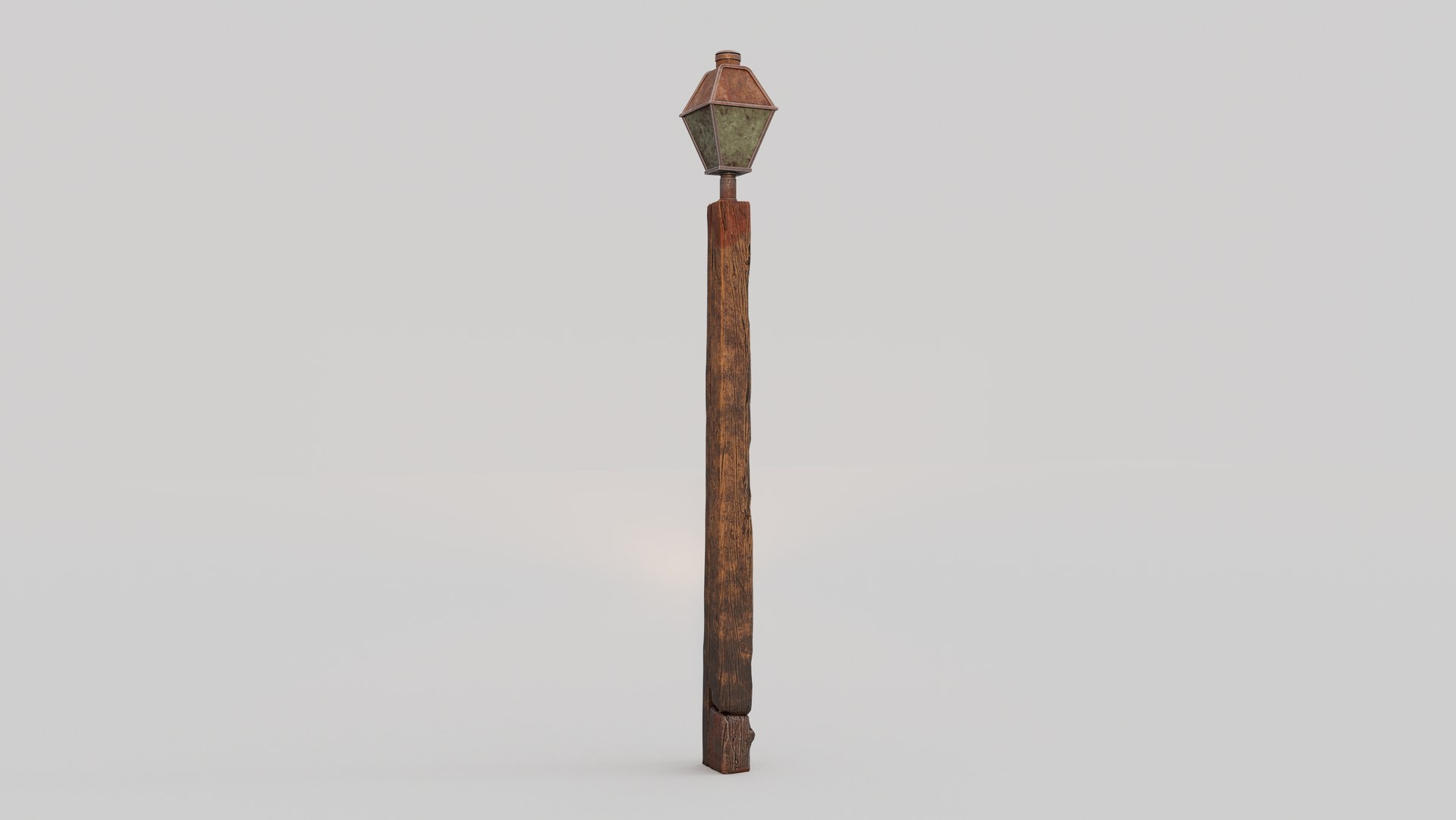 Western Street Light Column 3D Model - TurboSquid 2137941