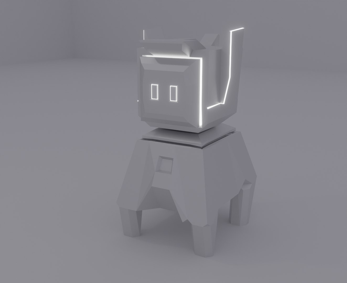 Cute Pet Robot 3D Model - TurboSquid 2027682