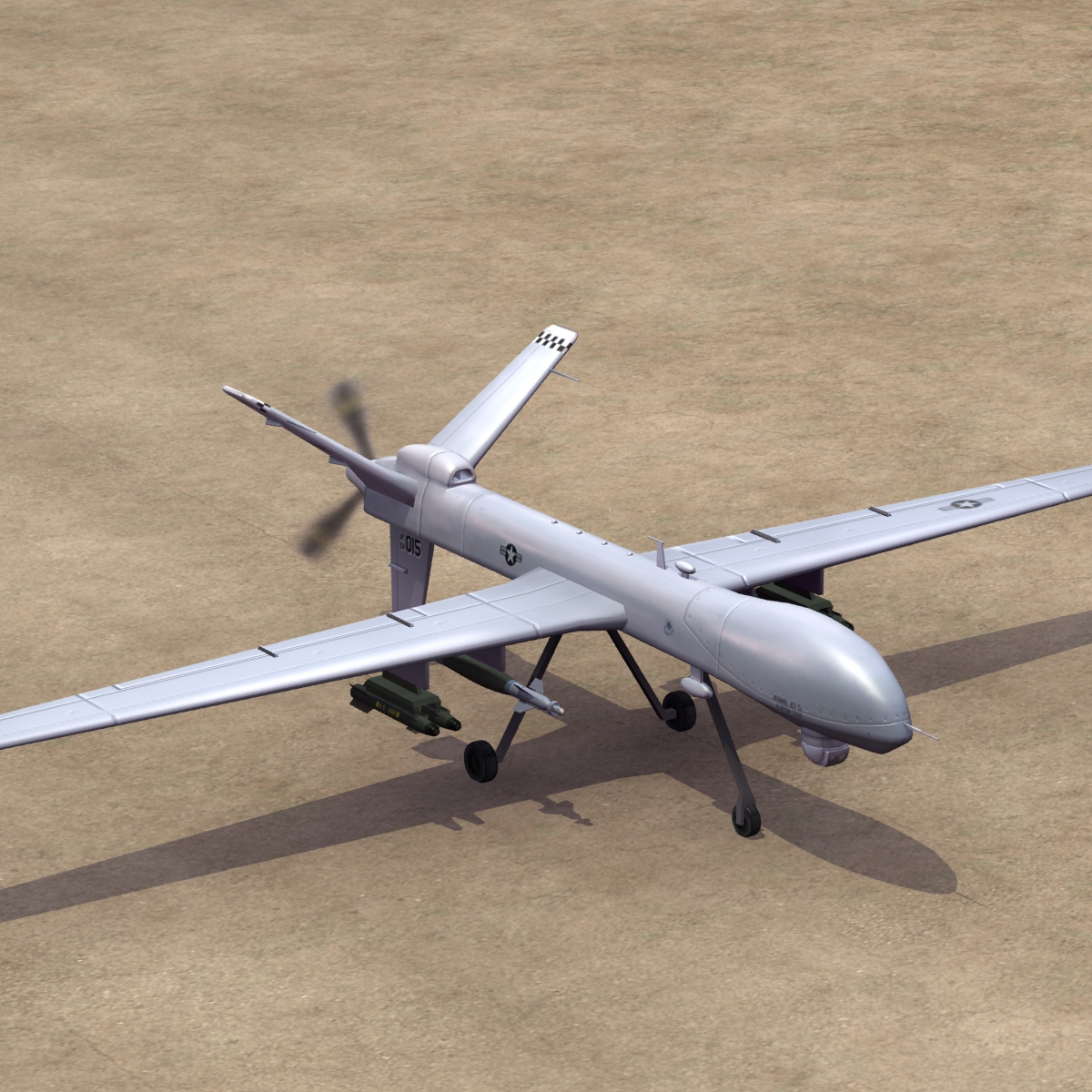 mq-9 reaper 3d x