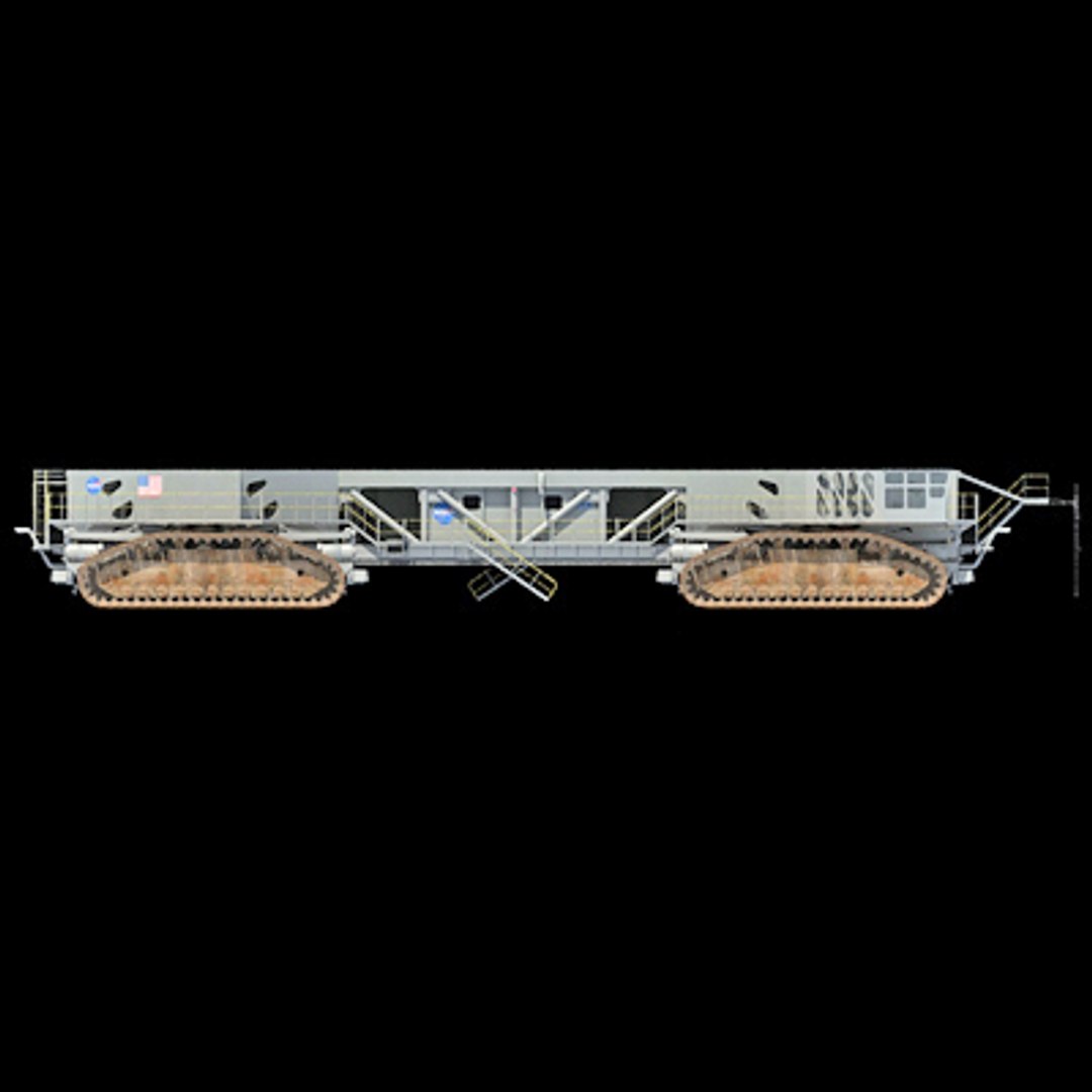 nasa crawler transporter shuttle launch 3d model