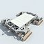 Nasa Crawler Transporter Shuttle Launch 3d Model