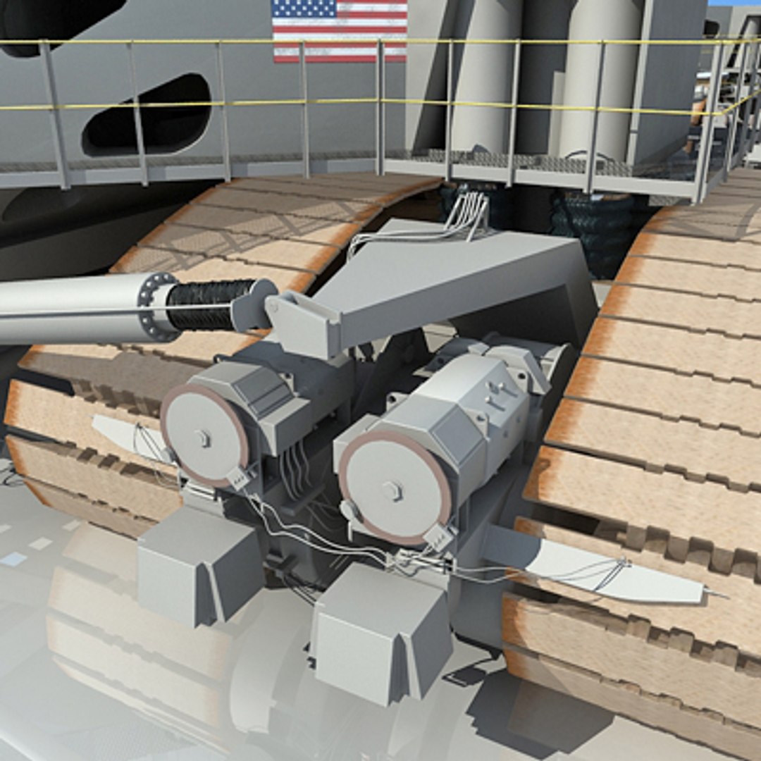 nasa crawler transporter shuttle launch 3d model