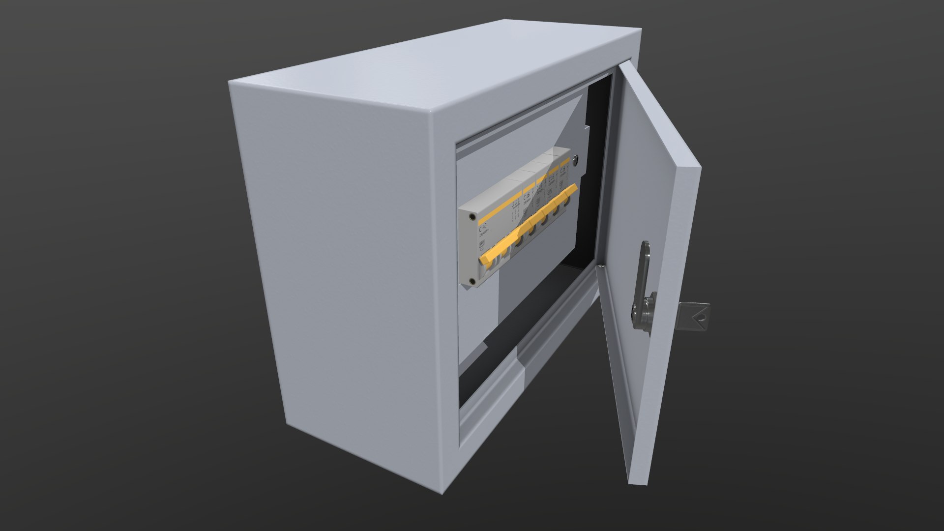 Low-poly Electrical Fuse Box 3D Model - TurboSquid 1527044