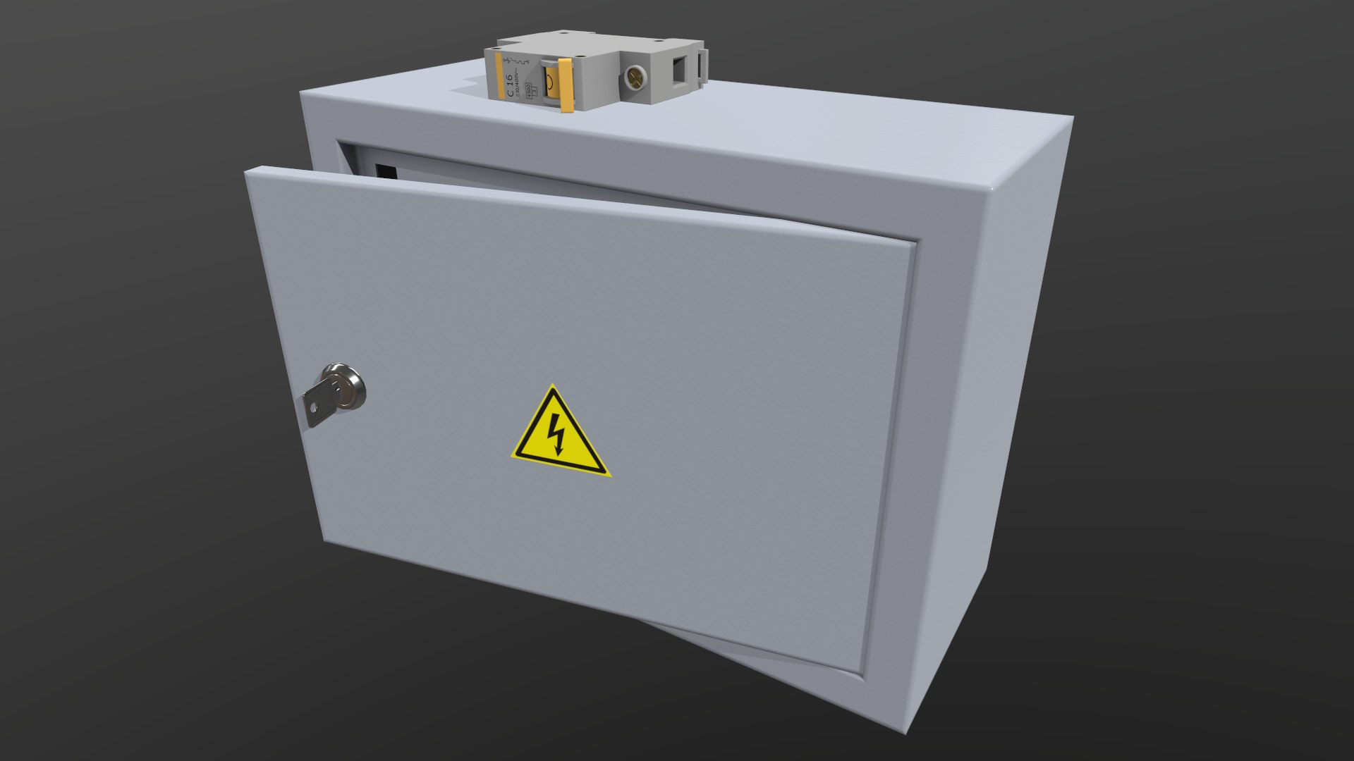 Low-poly electrical fuse box 3D model - TurboSquid 1527044