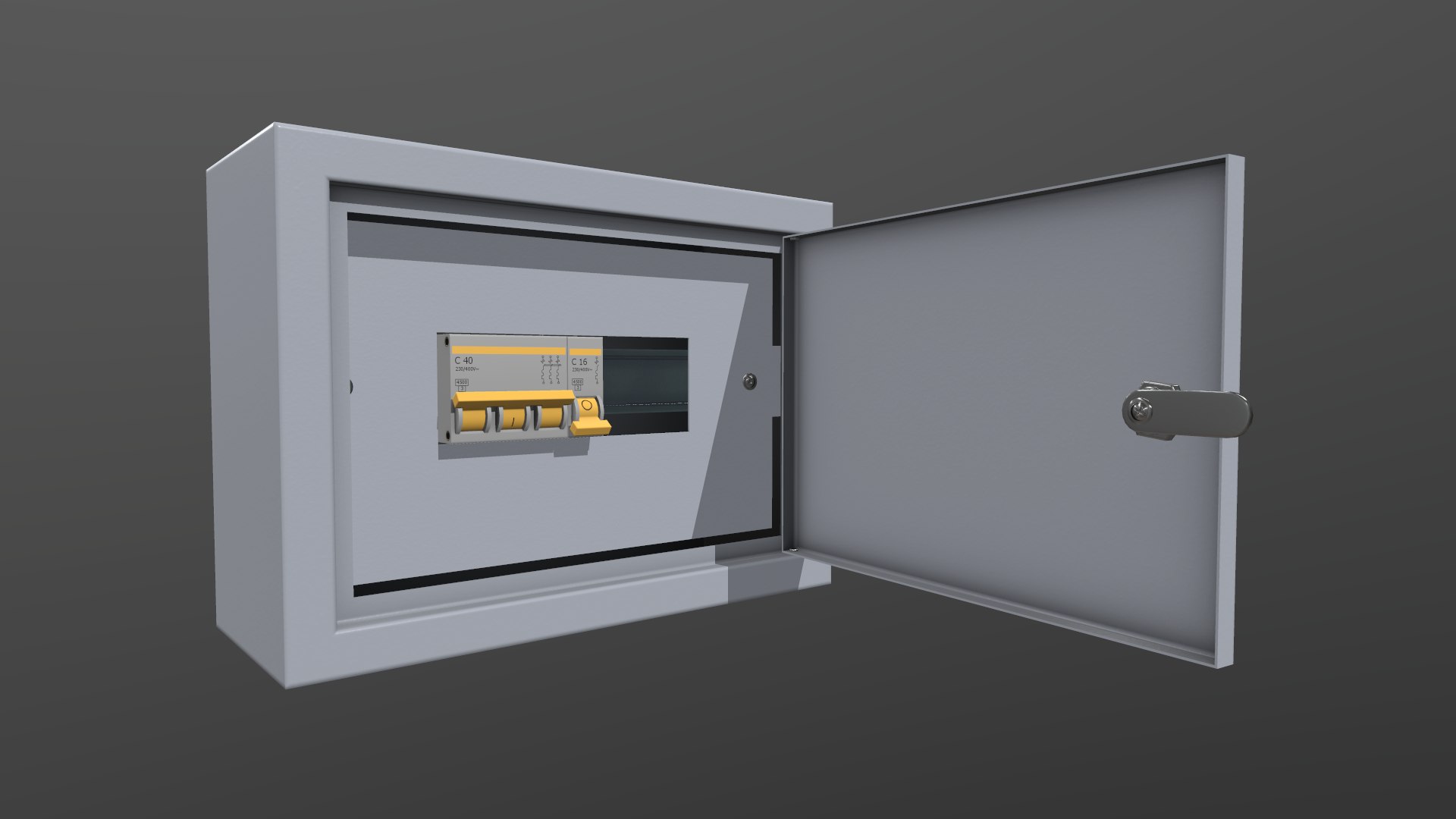 Low-poly Electrical Fuse Box 3D Model - TurboSquid 1527044