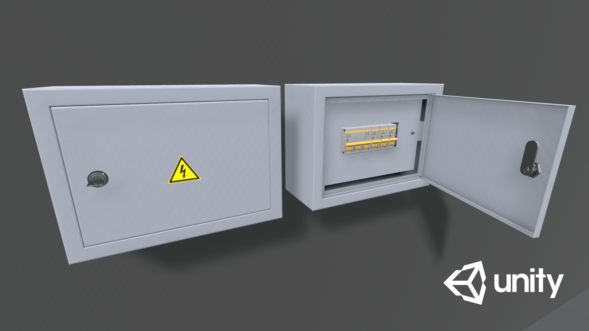 Low-poly electrical fuse box 3D model - TurboSquid 1527044