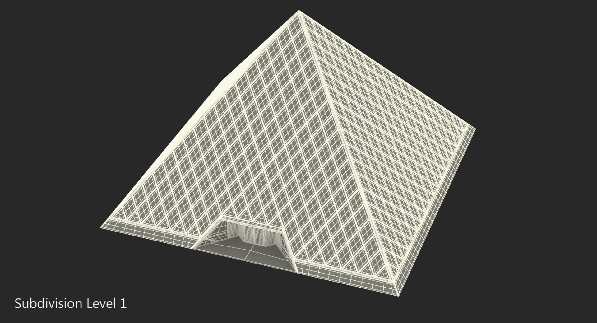 Glass Pyramid 3D - TurboSquid 1272188