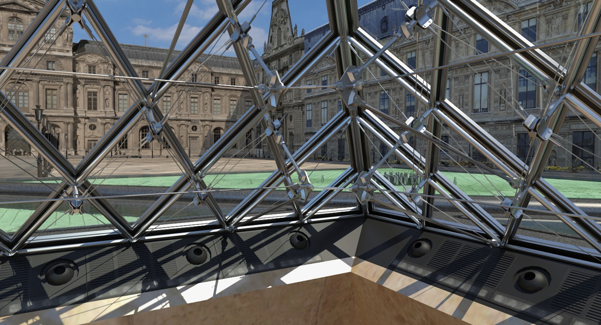 Glass Pyramid 3D - TurboSquid 1272188